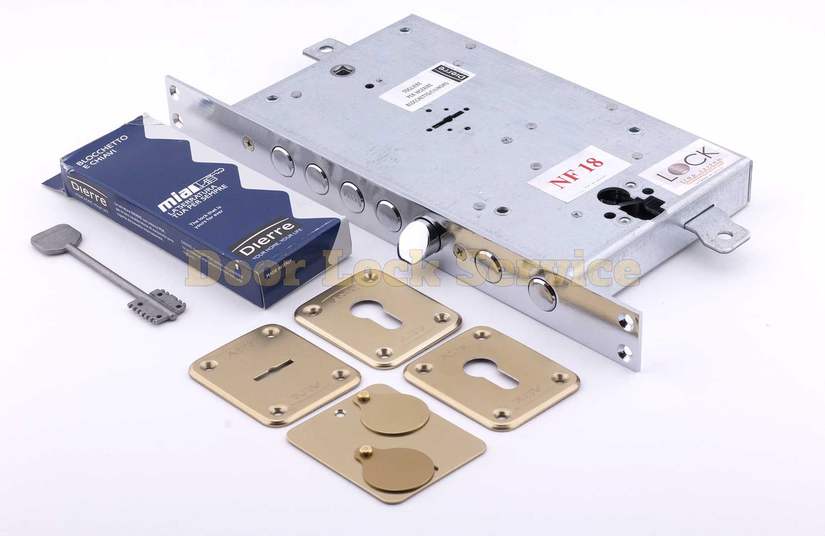 Замок врезной (АТРА) Atra Dierre NF 18 1S (левый) купить в Украине – цена 9,990.00 грн, отзывы